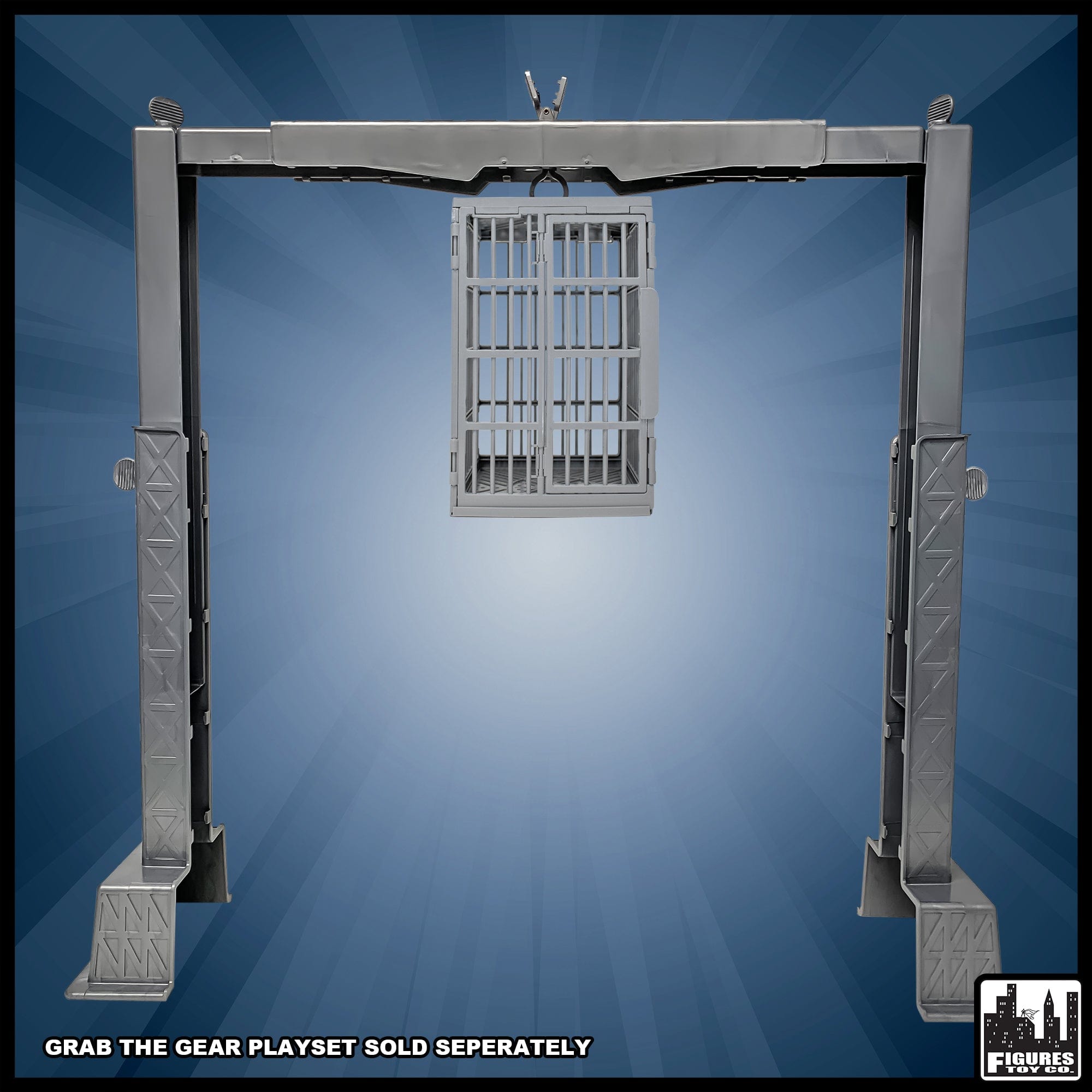 Shark Cage Playset for WWE & AEW Wrestling Action Figures - Figures Toy ...