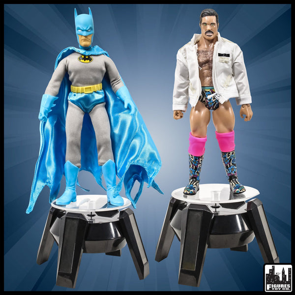 Set of 5 Solar Powered Rotating Action Figure Displays - Figures Toy ...