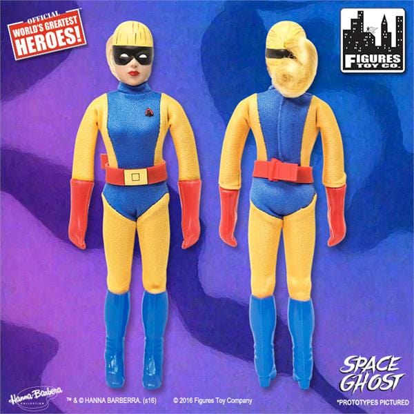 Space Ghost Retro 8 Inch Action Figures Series: Jace, Jan & Blip Three ...