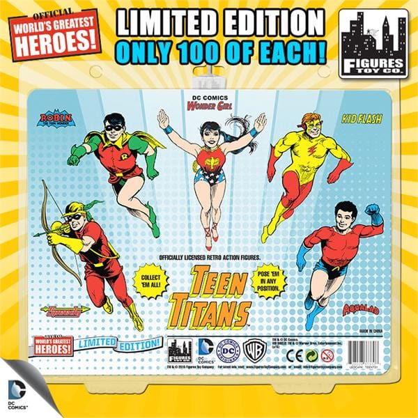 Teen Titans 7 Inch Action Figures Series 1 Four Pack - Figures Toy Company
