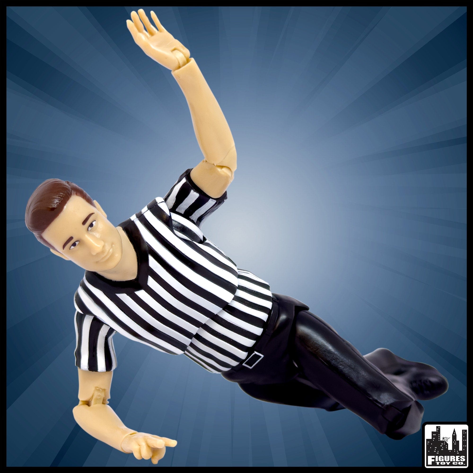 Ultimate Referee With Deluxe Articulation for WWE Wrestlin Figures ...