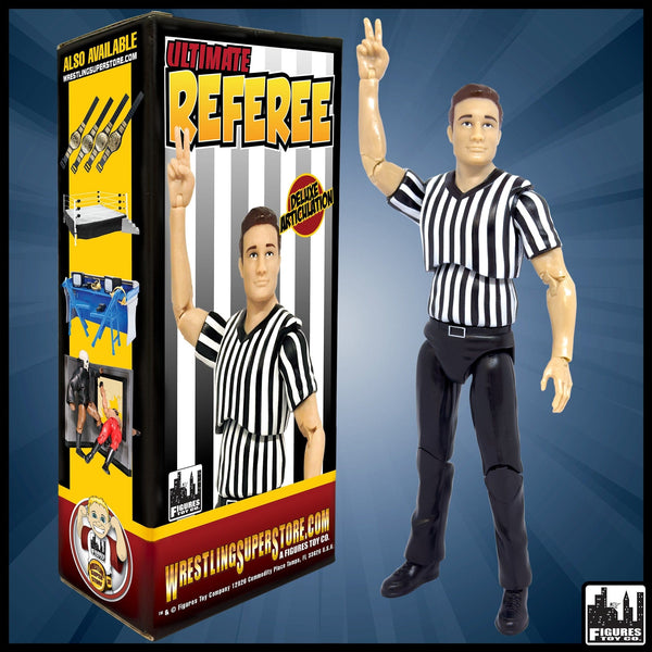 Ultimate Referee With Deluxe Articulation for WWE Wrestlin Figures ...